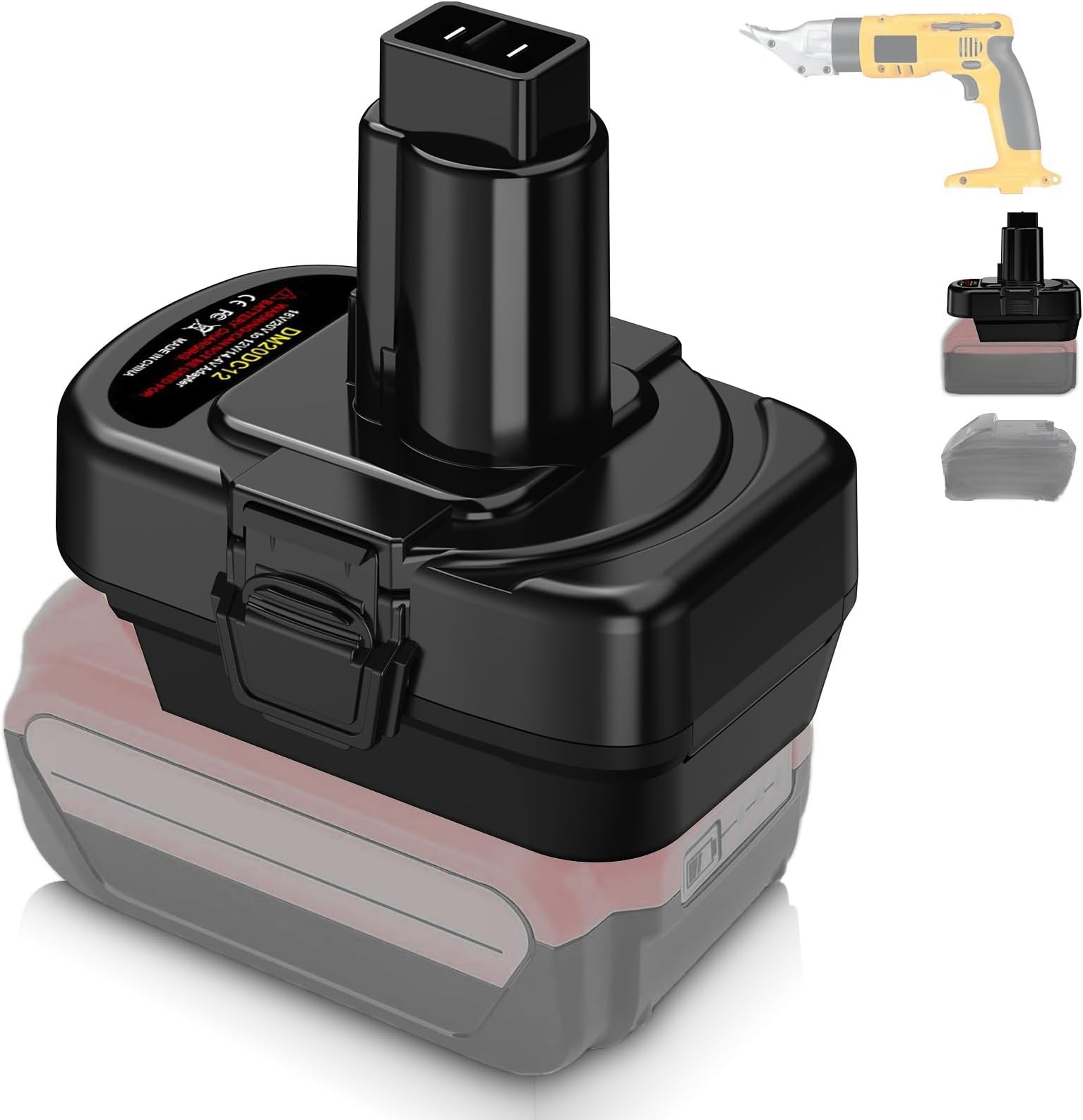 Amazon.com: Laimiao Adapter for Dewalt 20v Convert to for Dewal.t 12V ...