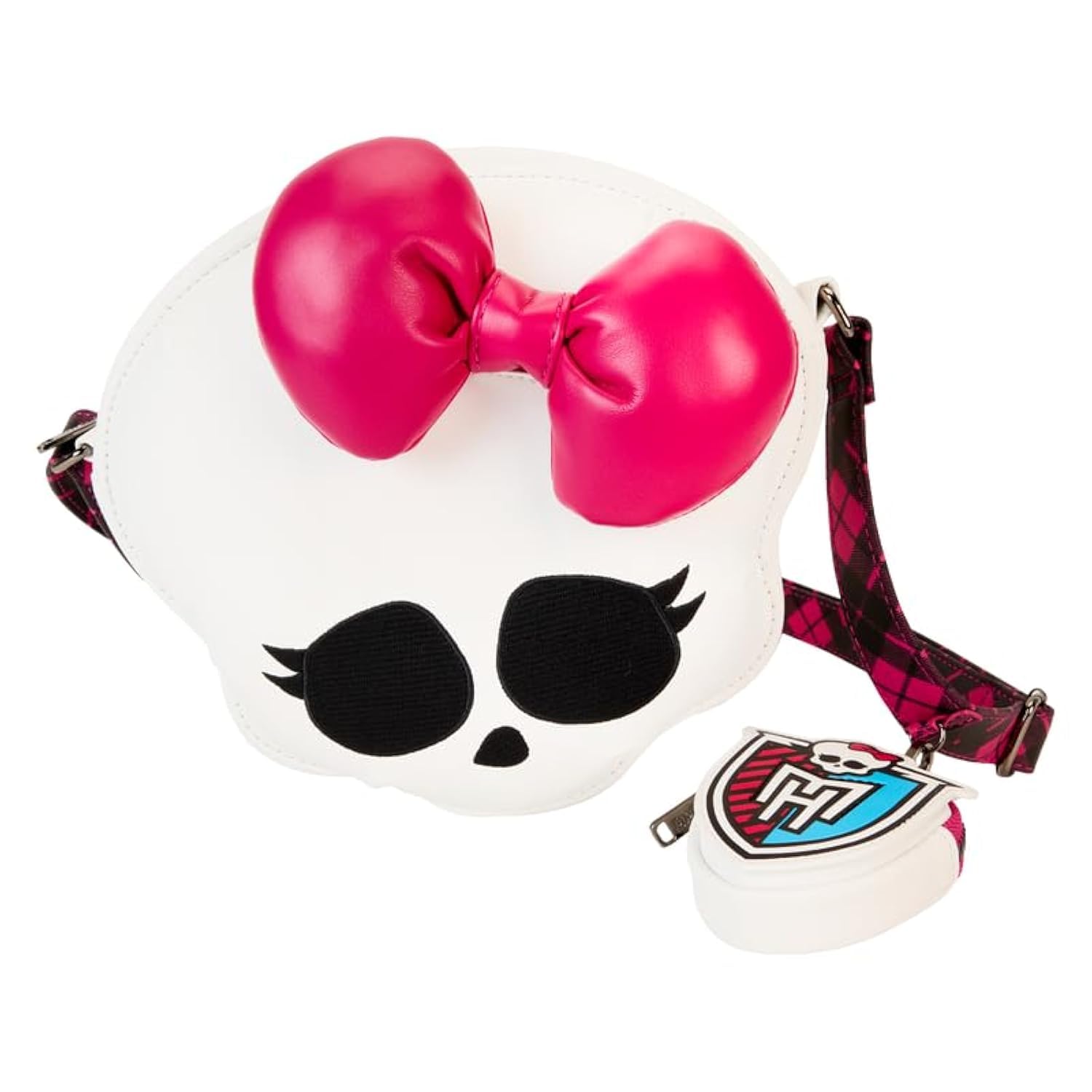 Amazon.com: Loungefly Monster High Skullette Figural Crossbody with ...