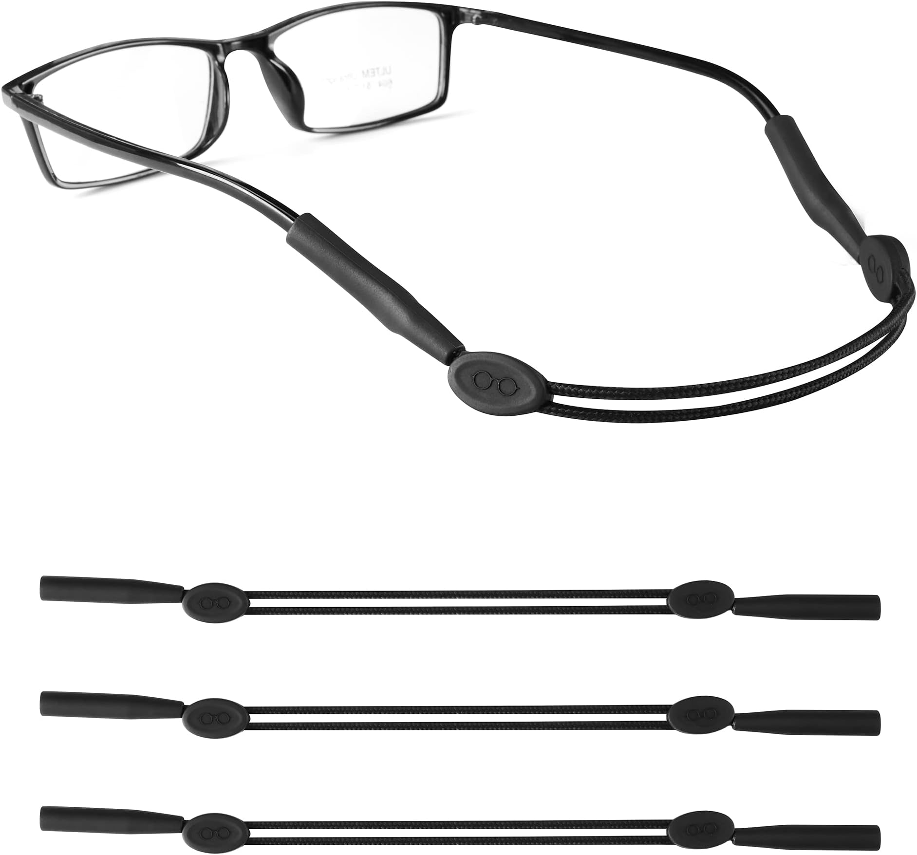 Amazon.com: Omnful Glasses Strap for Slim Leg - Adjustable Eyeglasses ...