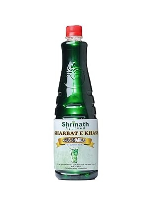 SHRINATH AYURVED Khus Sharbat Beverage Instant Refreshing Syrup Mineral ...