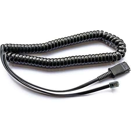 Plantronics Compatible U10P Standard Connection Lead BL-01: Amazon.co ...