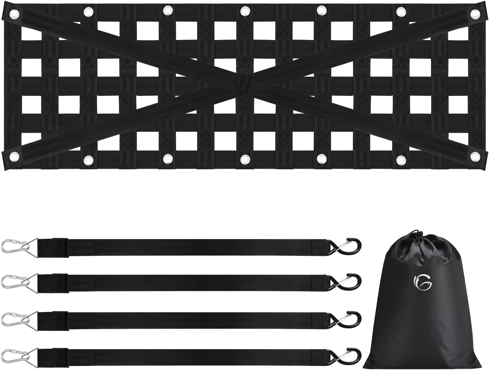 GADFISH Heavy Duty Tailgate Net for Truck Bed, Cargo Net Durable Truck ...