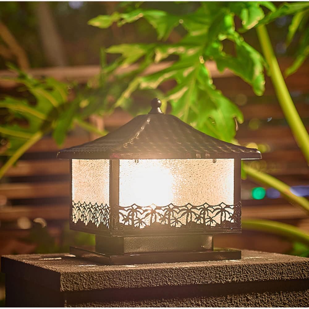 Amazon.com: RCIDOS Outdoor Post Cage Light, Exterior Post Lighting ...