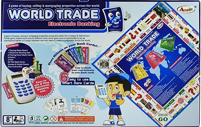 Buy ZORDIK World Trade Electronic Family Business Board Game Set for ...