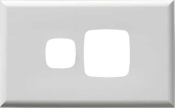 HPM Excel Switch & PowerPoint Cover Plates for Single Power Outlet ...