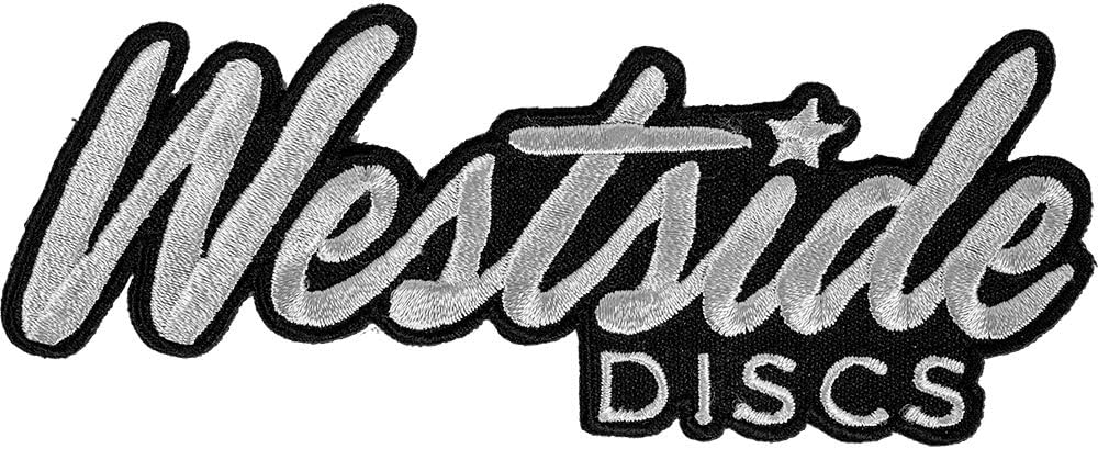 Amazon.com: Westside Discs Cursive Iron-On Disc Golf Patch - Silver ...