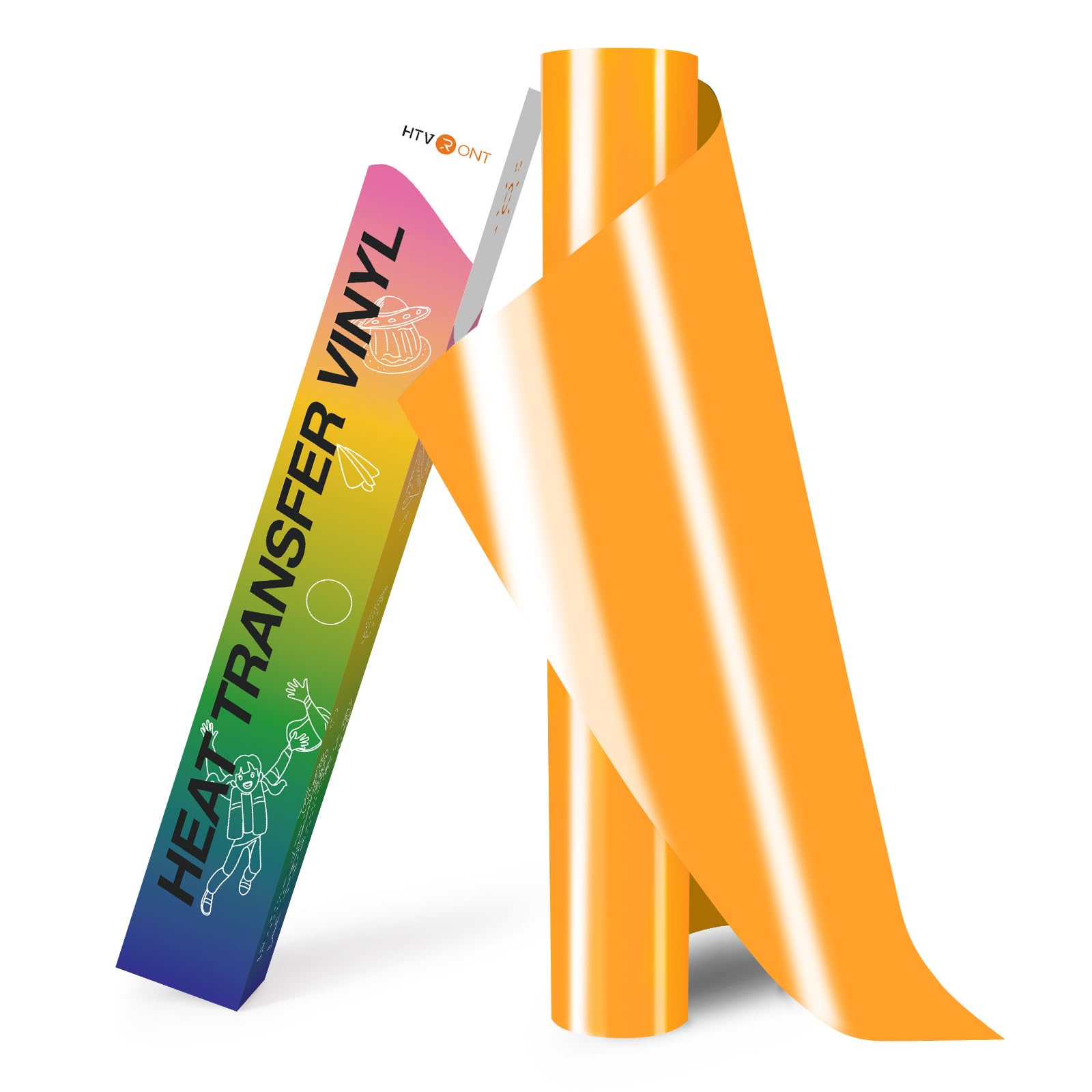 Amazon.com: HTVRONT HTV Vinyl Rolls Heat Transfer Vinyl - 12" x 8ft ...