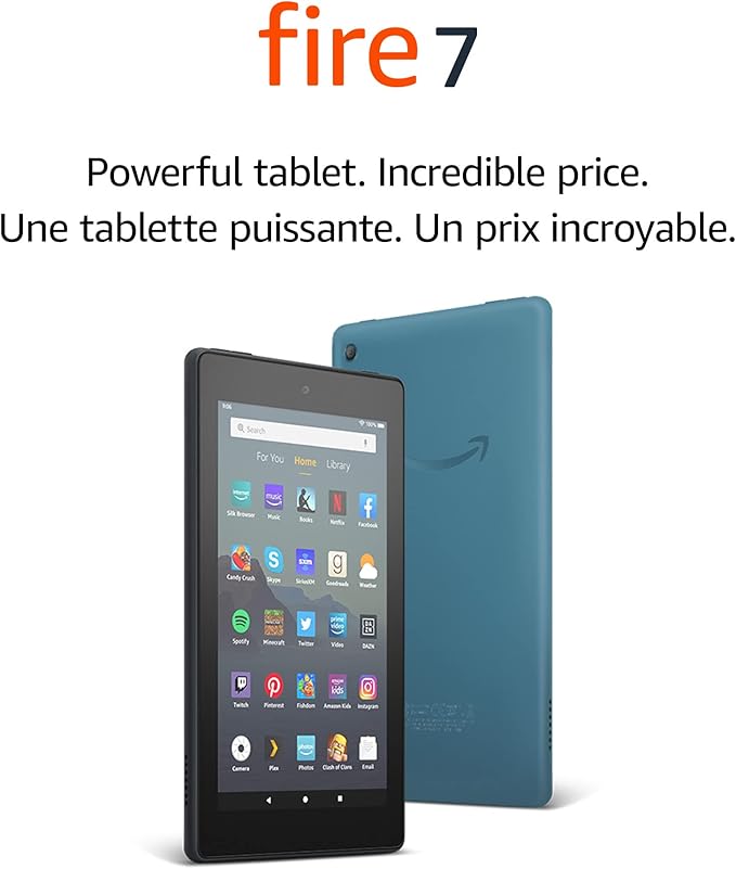 Fire 7 Tablet, 7" display, 16 GB, (2019 release), Black : Amazon.ca ...