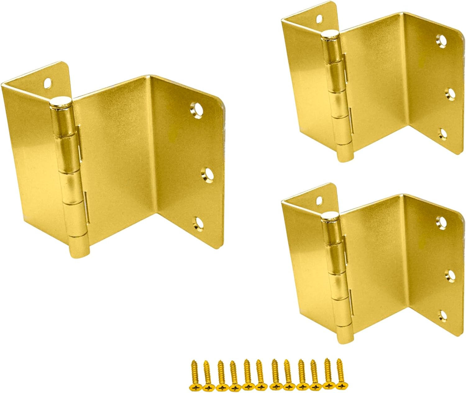 QCAA Heavy Duty 3.5" Swing Clear Offset Door Hinge Loose Pin, 1/4 ...