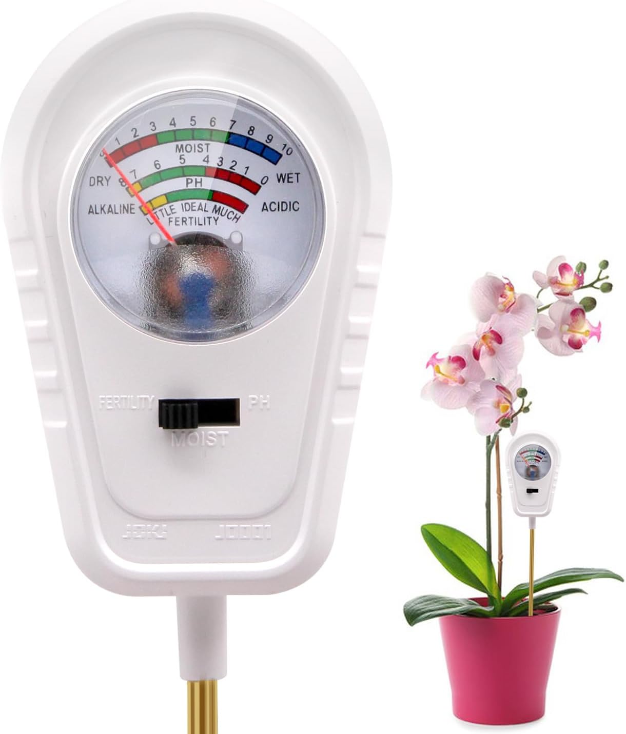 Amazon.com: Soil Test Kit 3-in-1, Soil Moisture Meter, Soil PH Meter ...