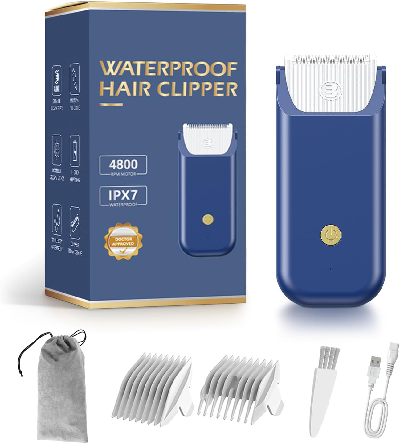 Amazon.com: PRITECH Manscape Groin Hair Trimmer, Rechargeable Shavers ...