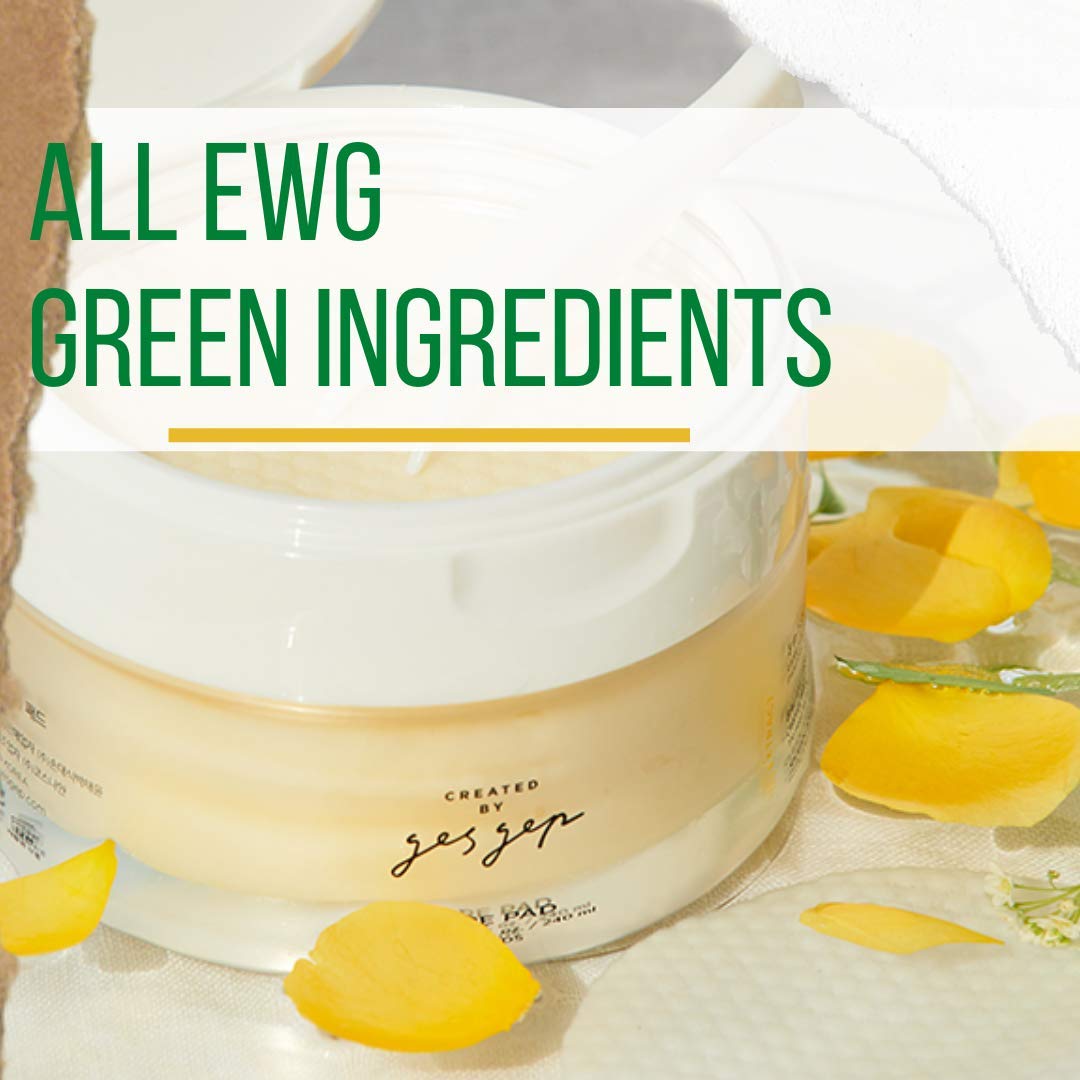 Gesgep Bare Pad, 3 in 1, Facial Cleansing Pad, No Water Cleansing ...