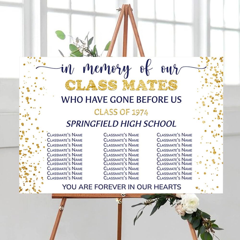 Buy Personalized In Memory of Classmates Class Reunion Any Year ...
