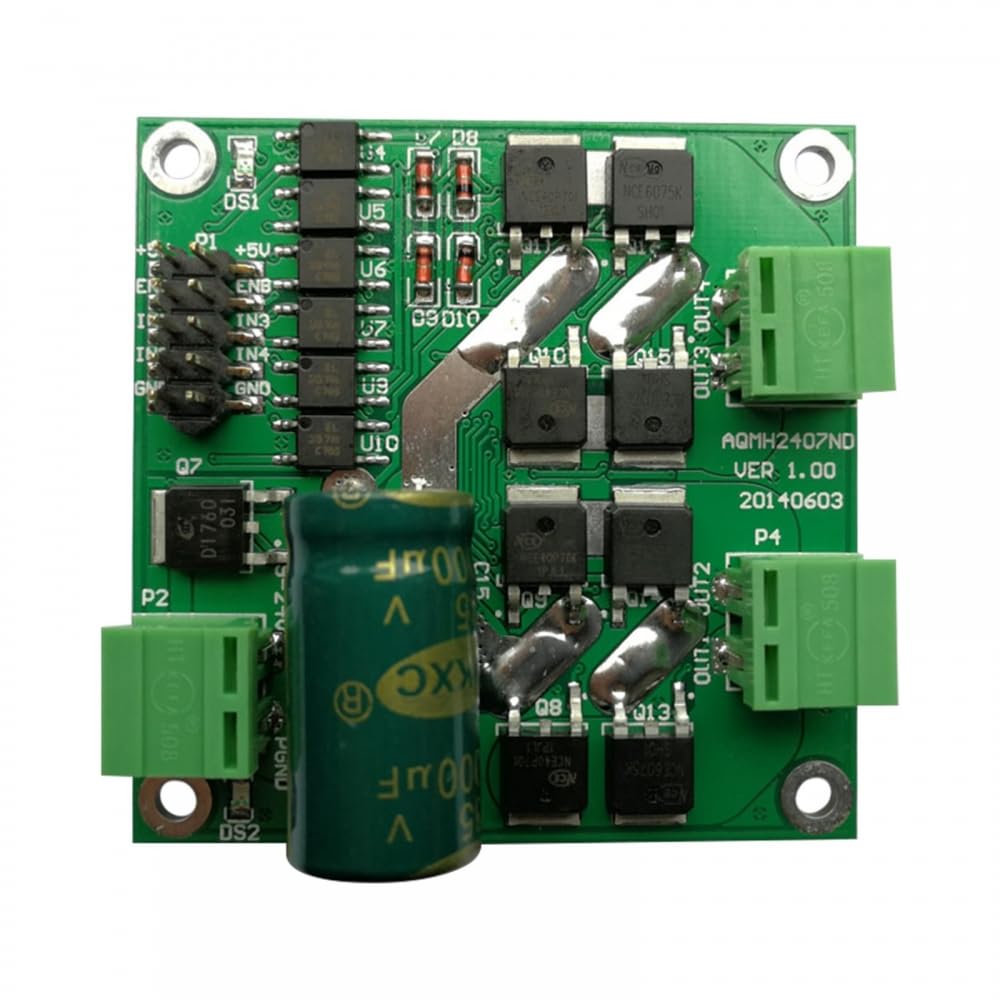 12/24V 7A 160W Dual DC Motor Module Drive Board,H Bridge Motor Driver ...