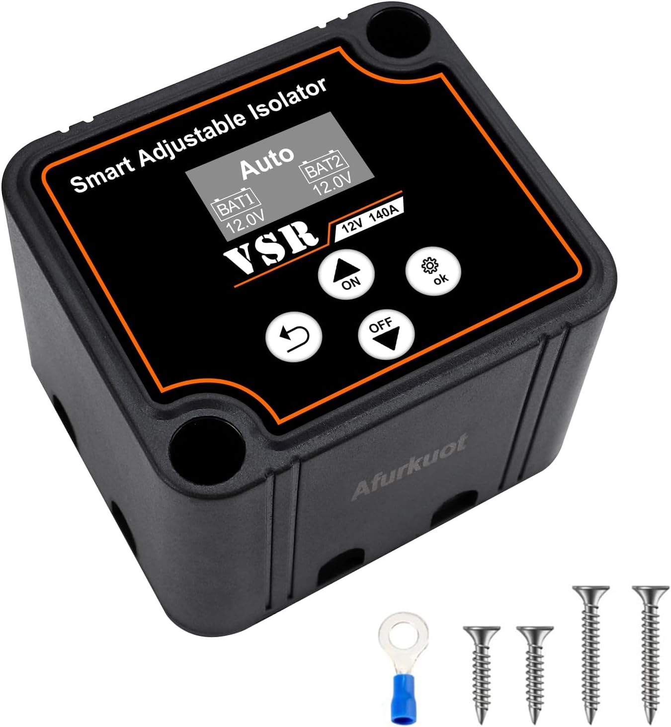 Amazon.com: Afurkuot Dual Battery Isolator 12V 140 Amp Dual Battery ...