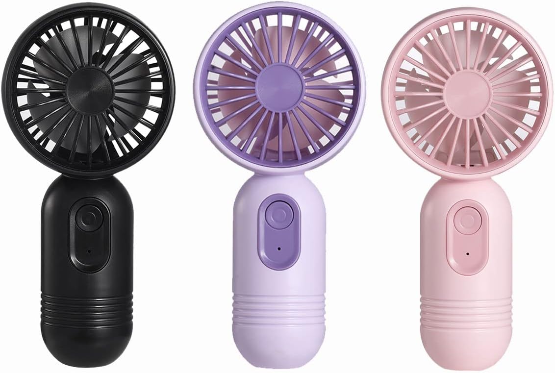 Amazon.com: FAYDOVE Cute Personal Mini Fan, Handheld& Portable USB ...
