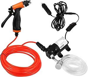 130PSI 12V High Pressure Electric Car Washer Cleaning Machine Trigger ...