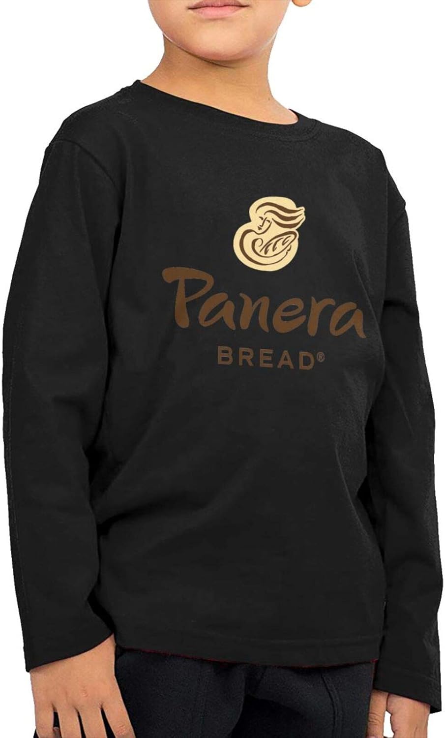 Amazon.com: Boys Girls Panera Bread Sign Crew Neck Long Sleeve T-Shirts ...