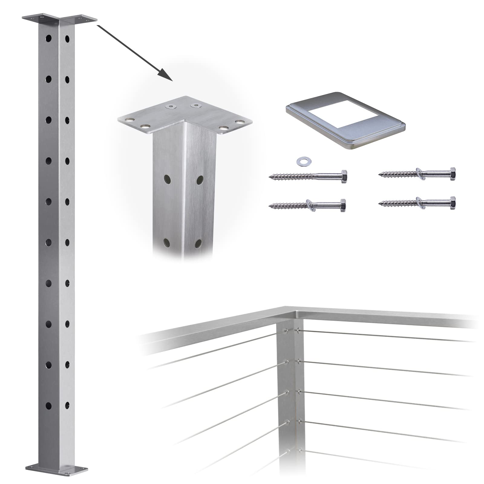 Corner Post For Deck Railing at John Jessep blog