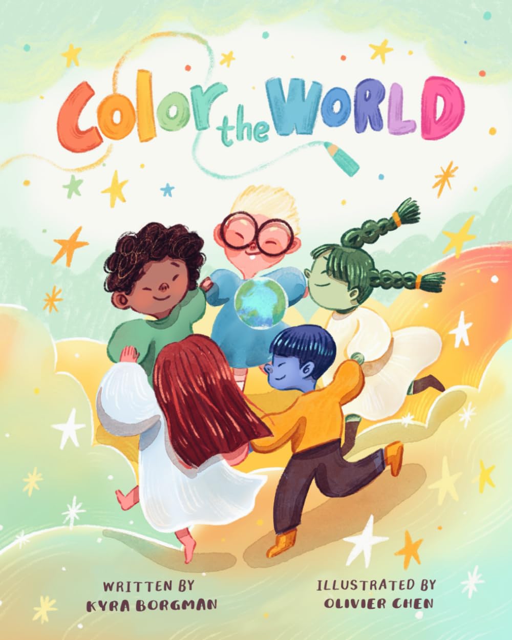 Color the World: Borgman, Kyra, Chen, Olivier: 9798218286057: Amazon ...