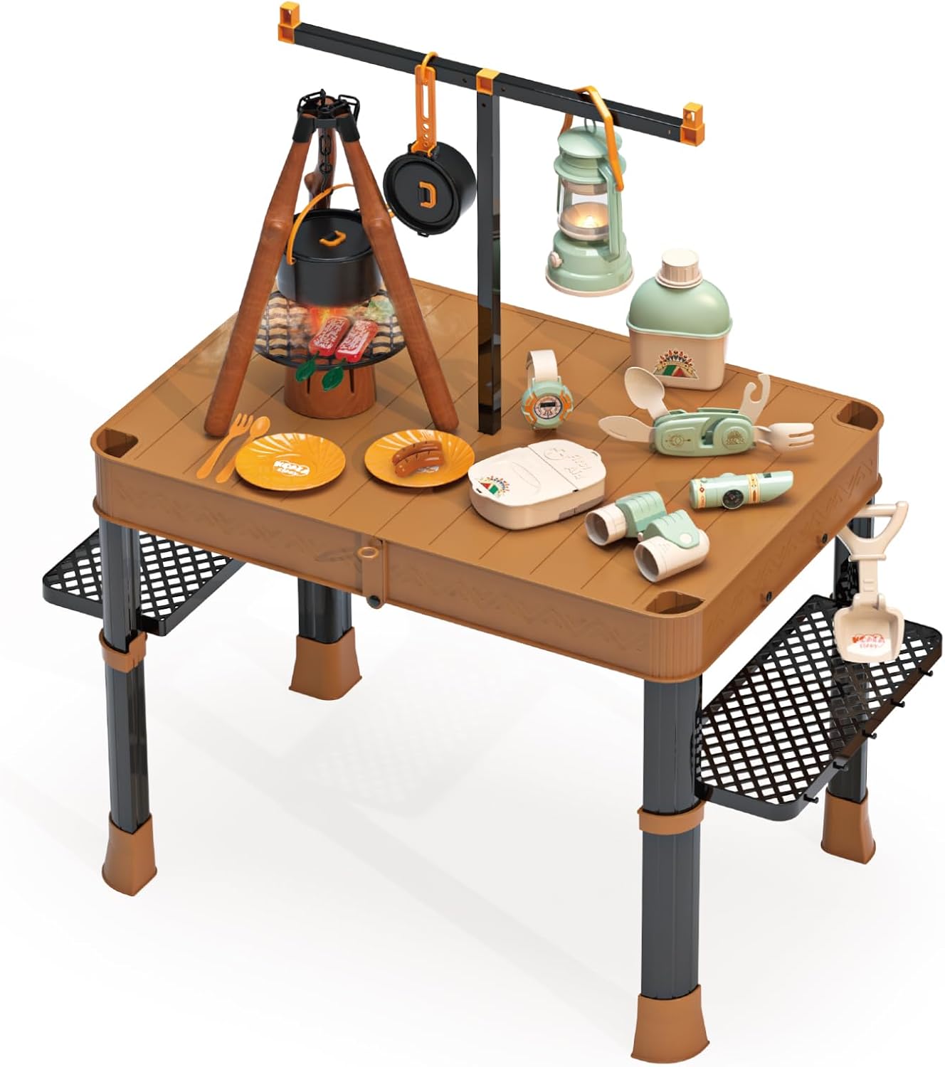 Amazon.com: Contixo Kids Camping Toys Set - Outdoor Pretend Play Kit ...