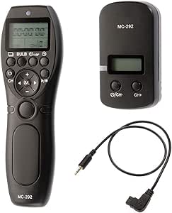 Hersmay LCD Wireless Shutter Release Timer Remote Control S1 for Sony A560 A580 A100, A200, A300 ...
