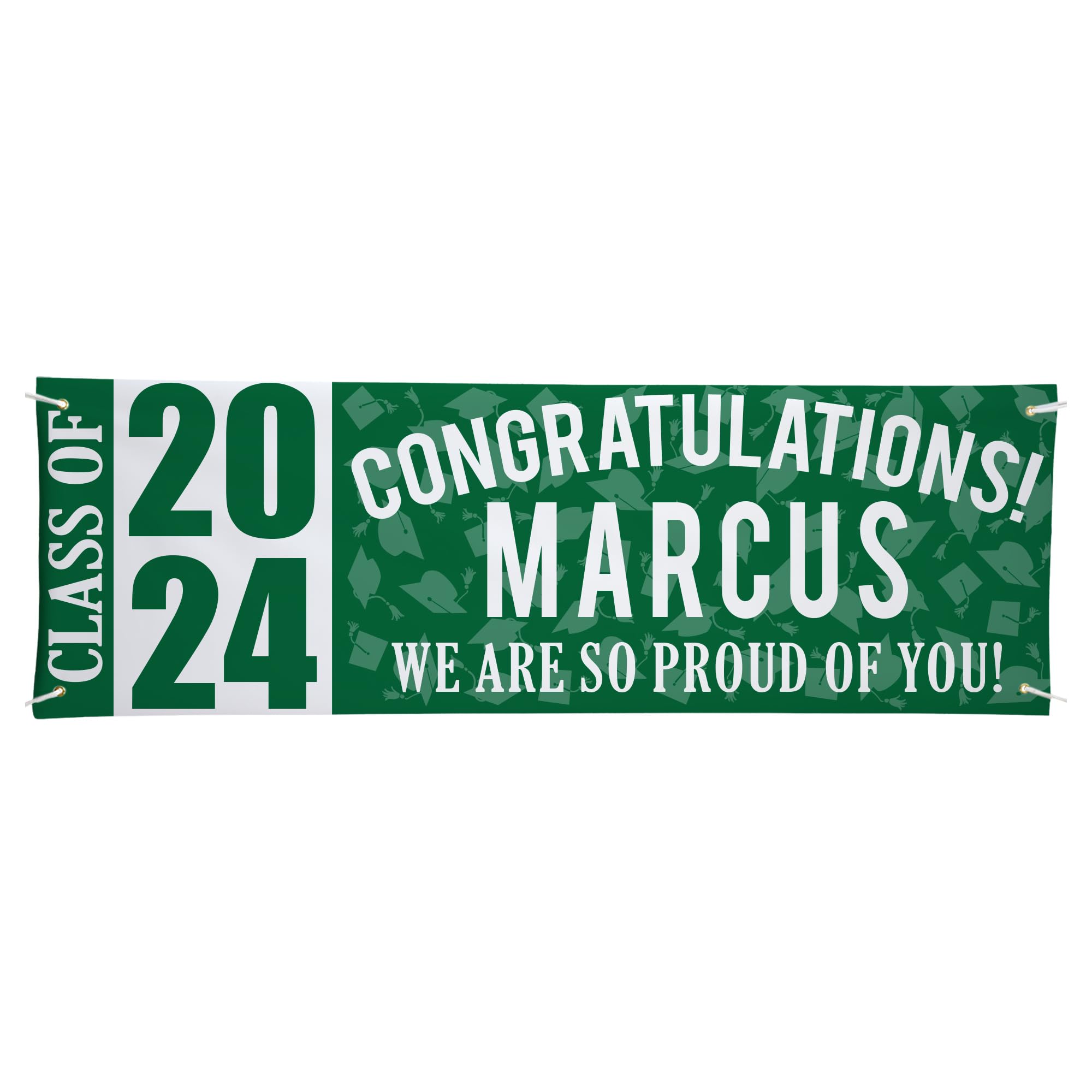 Lets Make Memories Personalized Graduation Banner Graduation Party ...