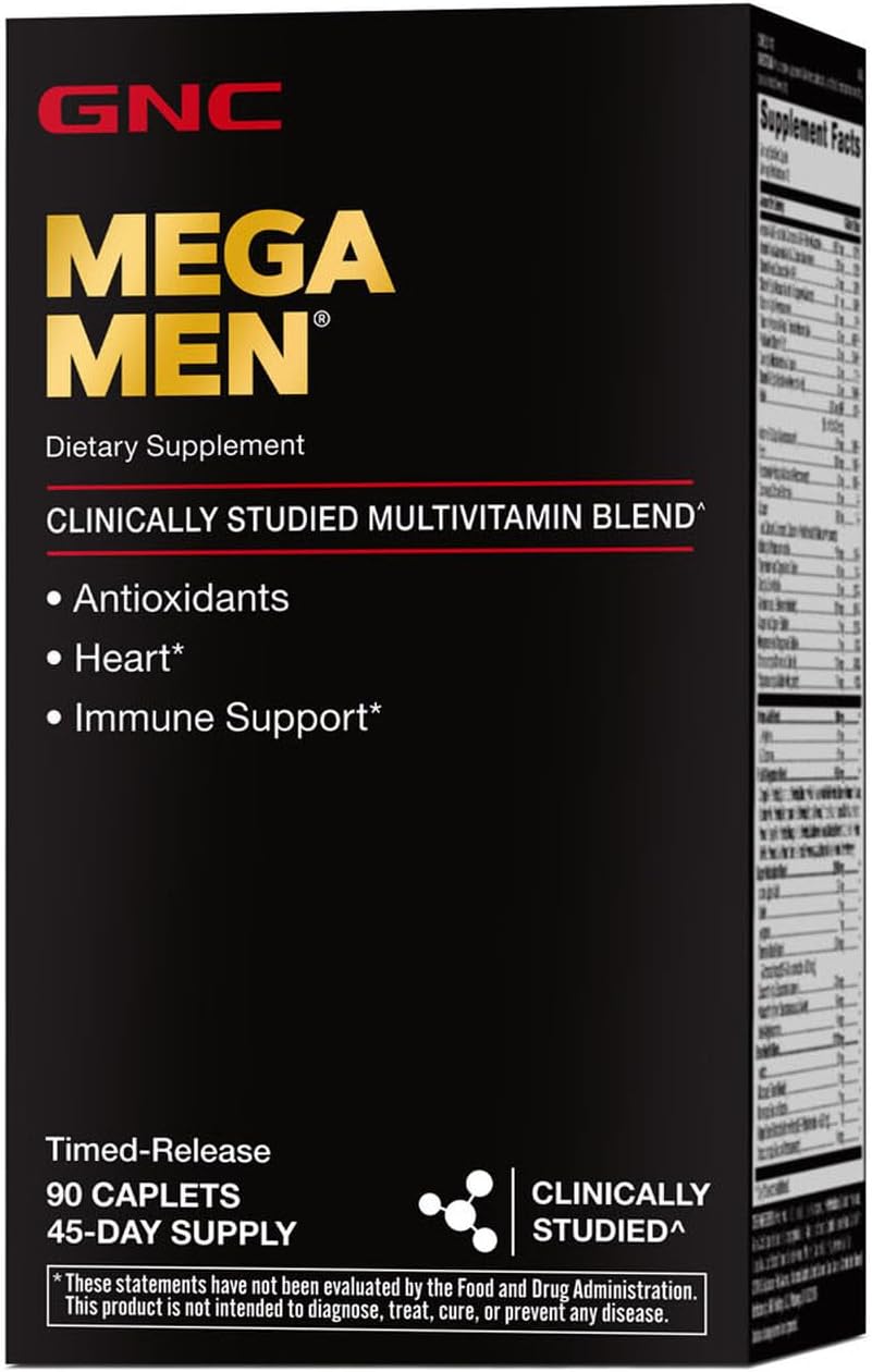 Amazon.com: GNC Mega Men 50 Plus One Daily, 60 caps : Health & Household