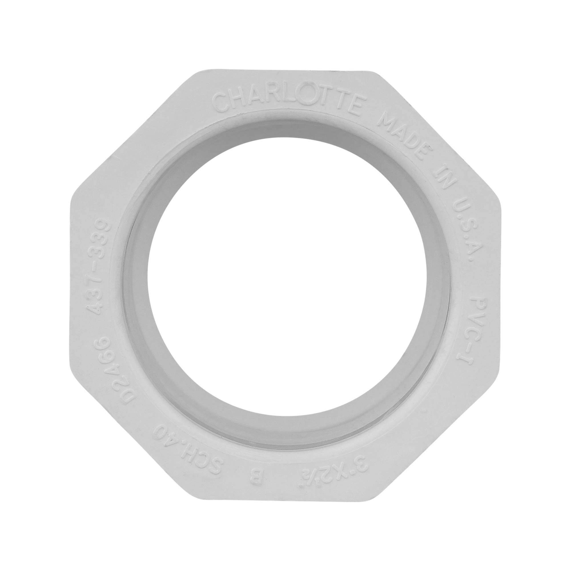 PVC Reducer Bushing CHARLOTTE PIPE 2x1 SCH 40 - 25-Pack Pressure ...