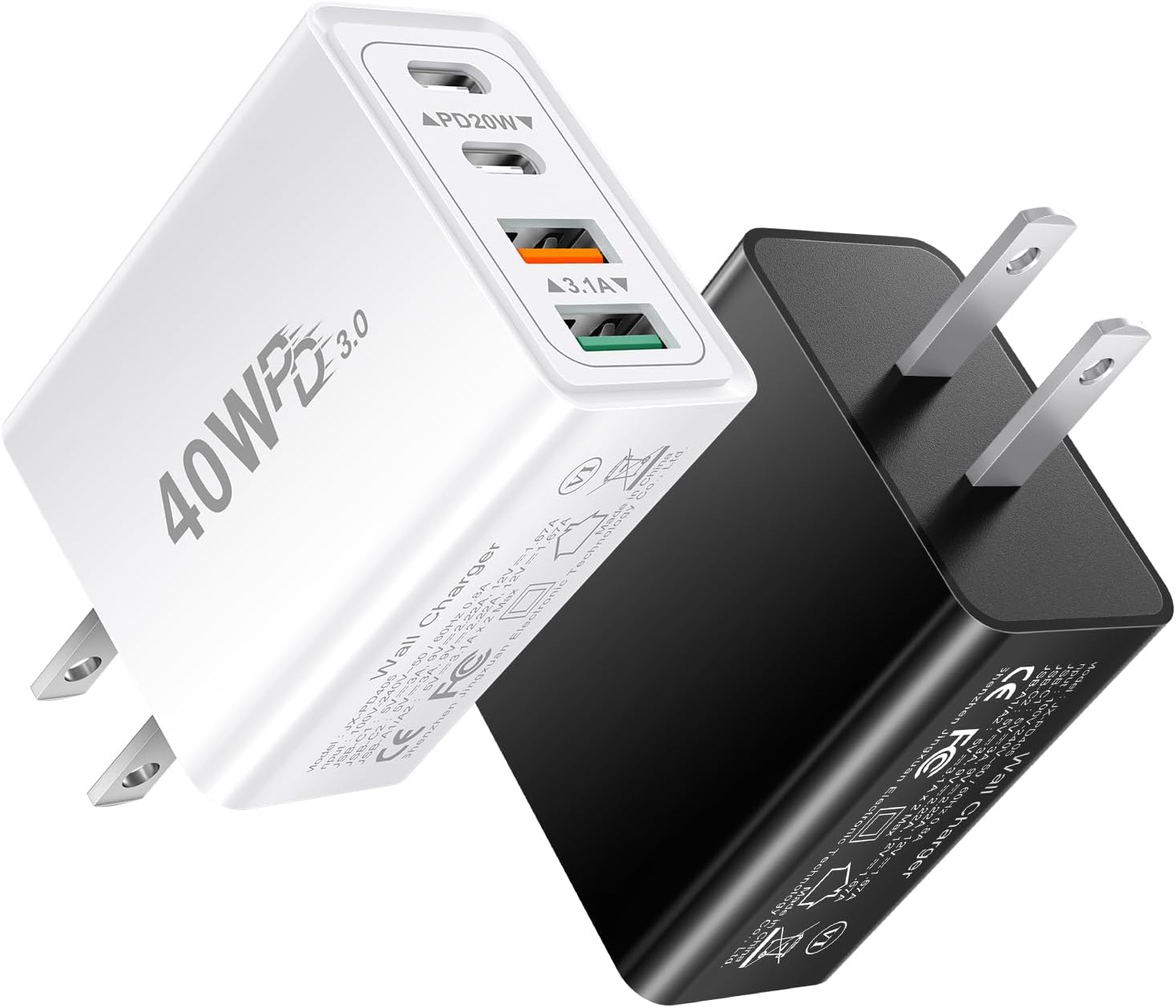 Amazon.com: USB C Fast Charger 40W USB C Wall Charger Block Type C ...