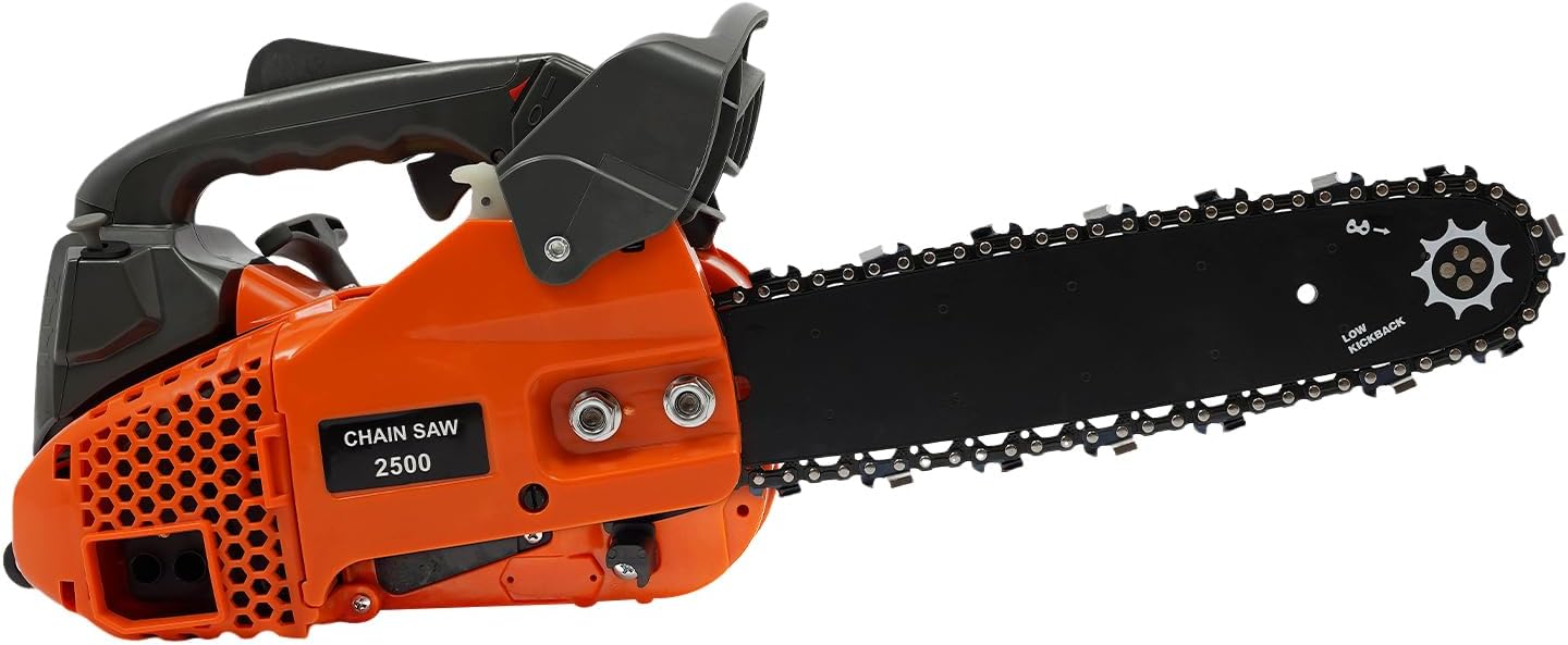 Amazon.com: 12-Inch 25.4CC 2-Stroke Gas Chainsaw, Lightweight Top ...