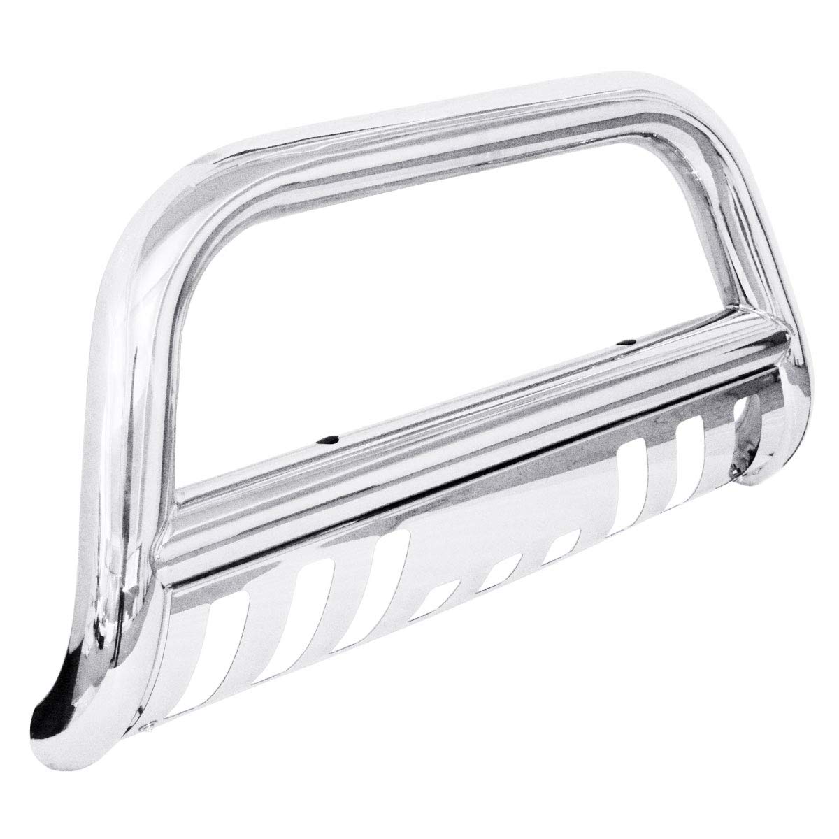 Buy Maxiii 3 Inch Chrome Bull Bar Stainless Bumper Grille Guard Brush ...