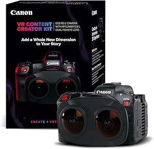 Amazon.com : Canon VR Content Creator Kit - EOS R5 C Full-Frame Hybrid ...