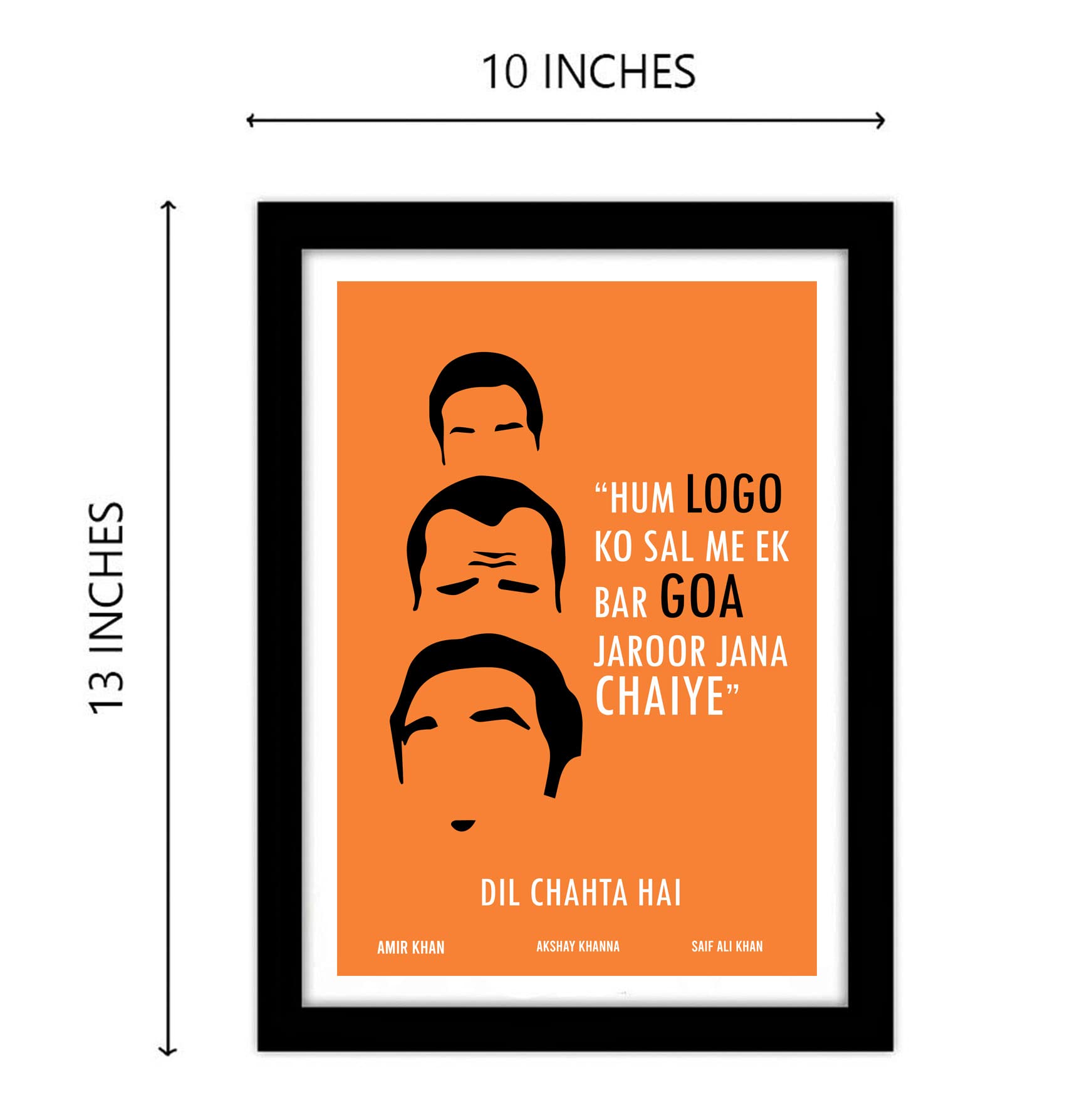 Dil Chahta Hai Minimal Poster