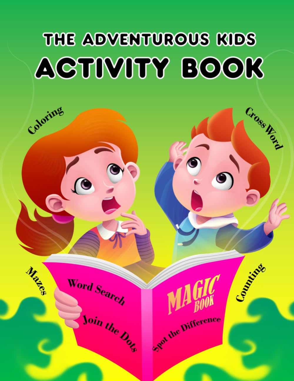 Amazon.com: The Adventurous Kids - Activity Book: Coloring ; Maze ...