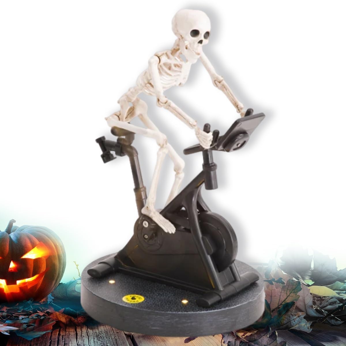 Amazon.com: AIANR Animated Skeleton Riding Bike,Funny Animatronic ...