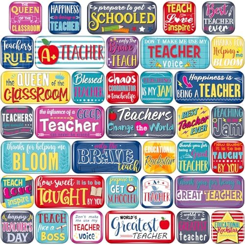 Amazon.com: Saysurey 36 Pcs Teacher Fridge Magnets Back to School ...