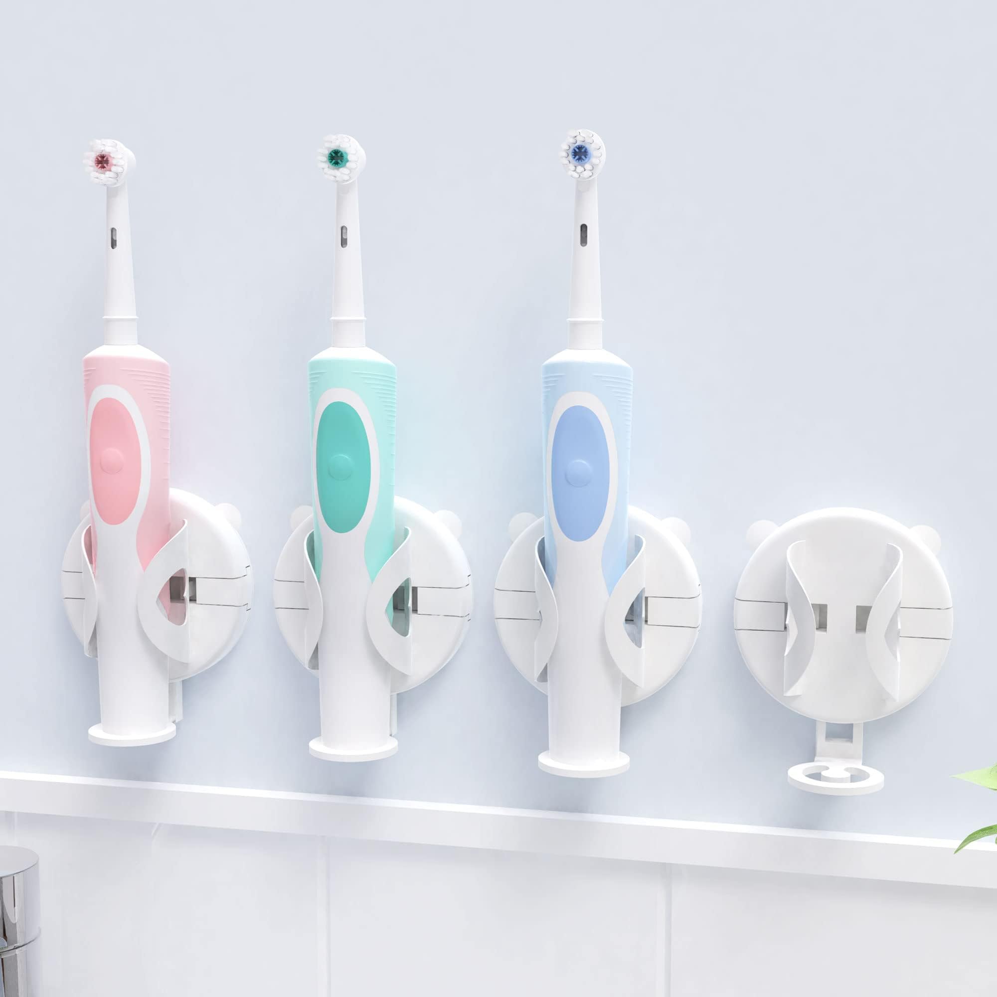 Electric Toothbrush Holder, (2 PCS) Simple Wall Mounted Electric ...