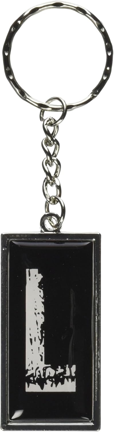 Amazon.com : Graphics and More Letter Initial L Keychain Ring (K0199 ...