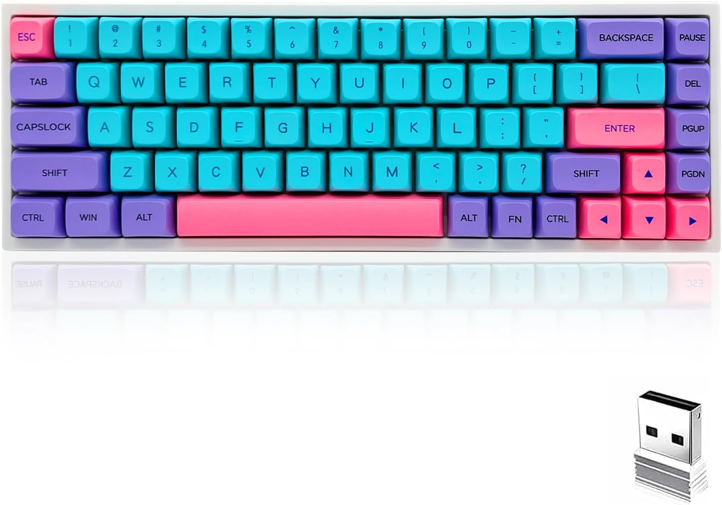 Amazon.com: BOYI WK68 Joker Hot Swap RGB Tri-Mode Mechanical Keyboard ...