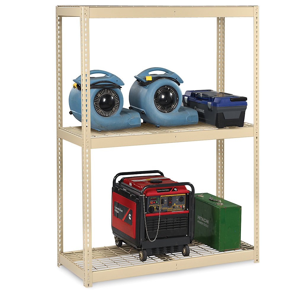 Amazon.com: Tennsco Extra Shelf With Wire Decking For Z-Line Heavy-Duty ...