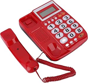 Amazon.com: Desktop Corded Telephone - Landline Phone with Caller ID Display - with Speakerphone ...
