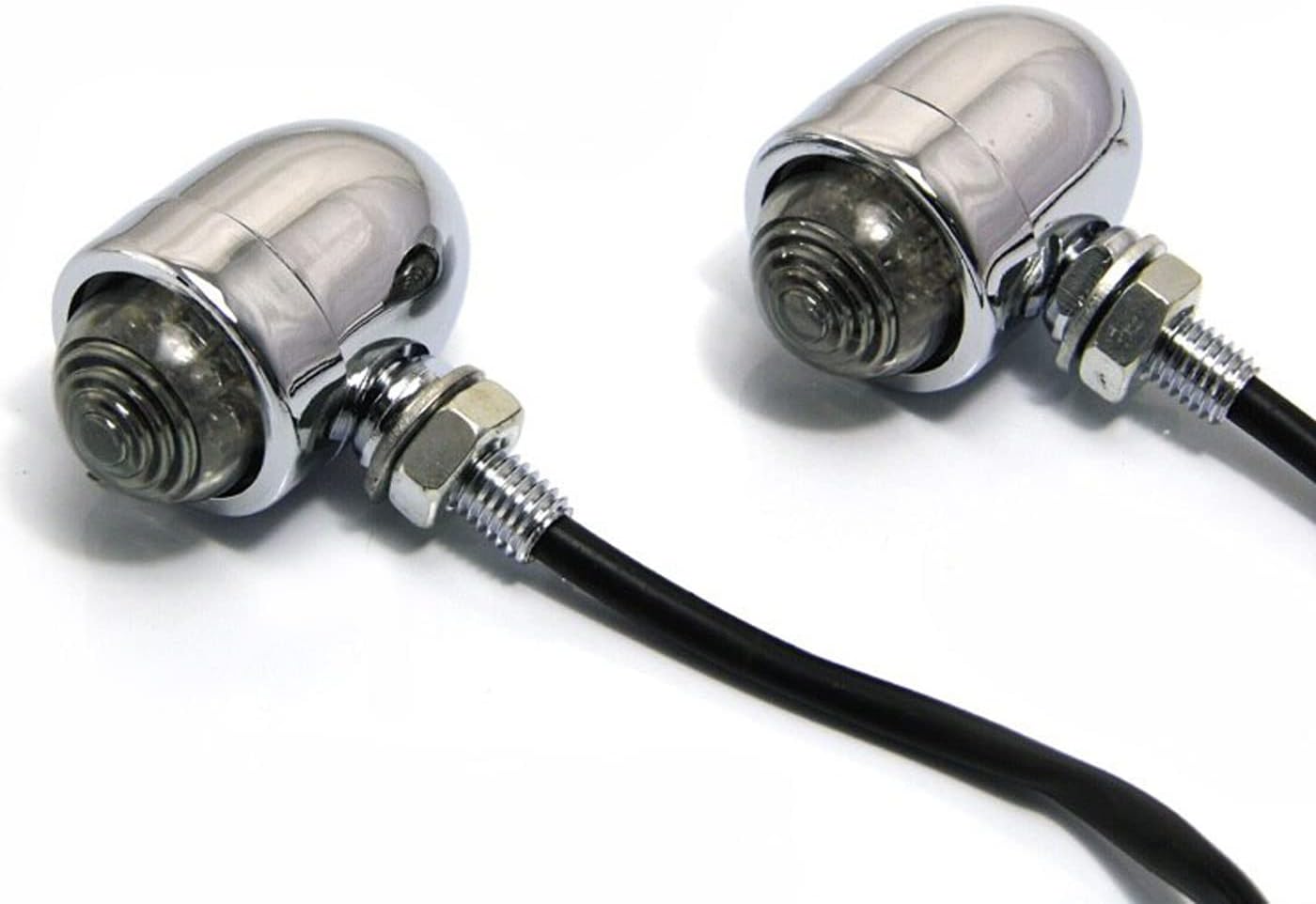 Alchemy Parts LED Motorcycle Indicators Custom Turn Signals | Chrome ...