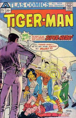 Tiger-Man (Comic) April 1975 No. 1 (1): Atlas Comics: Amazon.com: Books