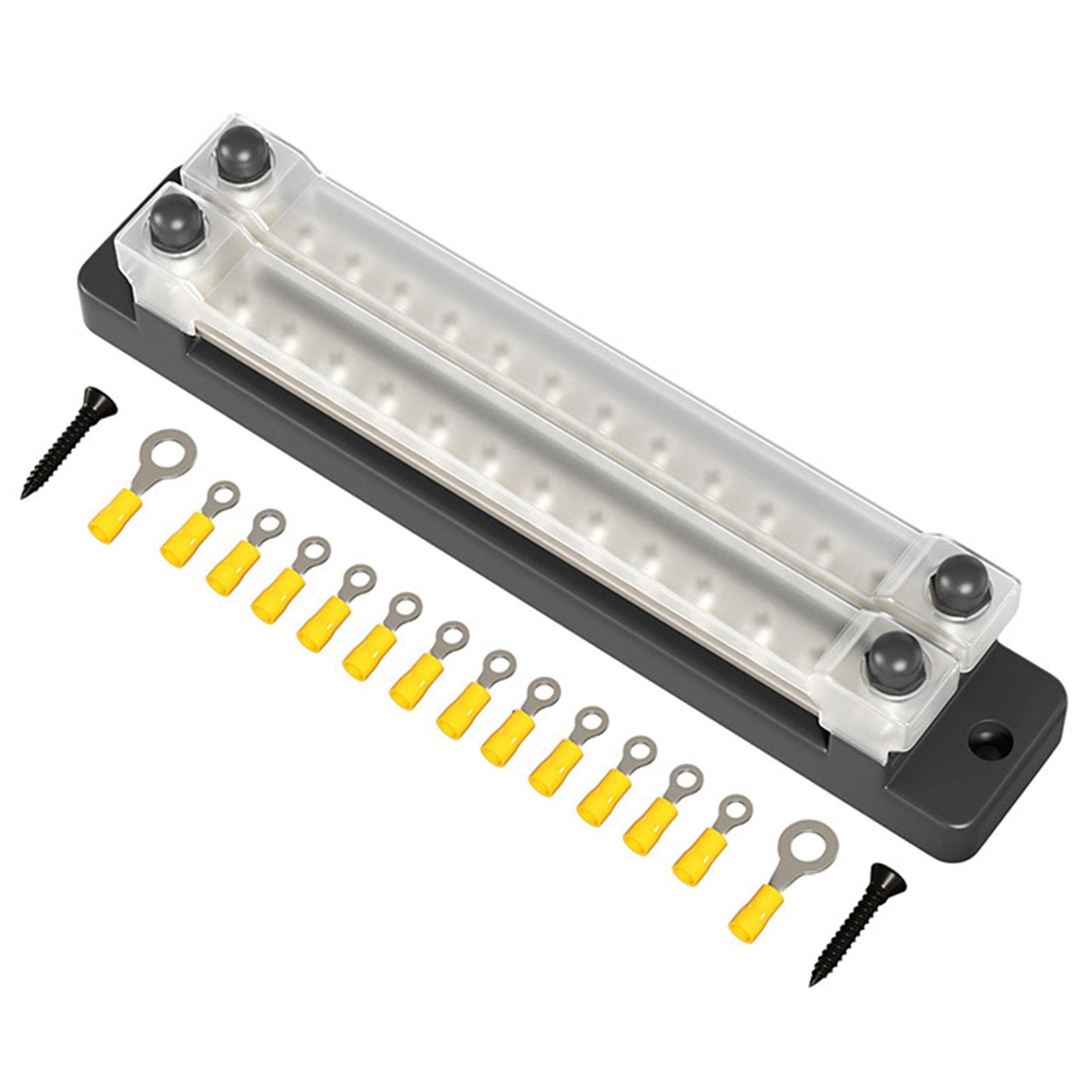 Buy Voiakiu 5 Pcs Terminal Strip - Dual Row Screw Terminal Block | RV ...