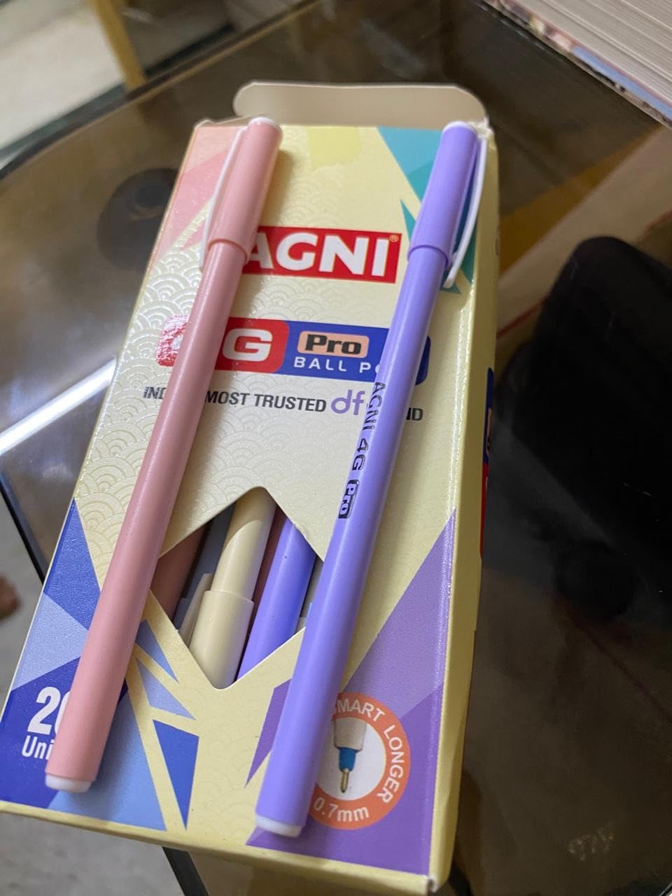 HiTechMart AGNI 4G Pro | Pack of 20 Units | Blue Direct-Fill Pens | 0.7 ...