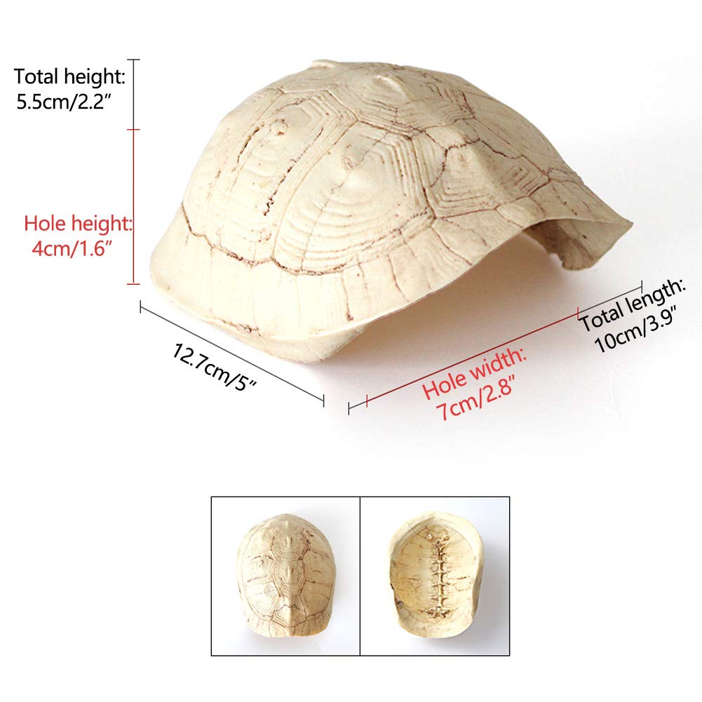 OMEM Reptile Breeding Box Shelter Terrarium Hideout Hide Caves Climbing ...