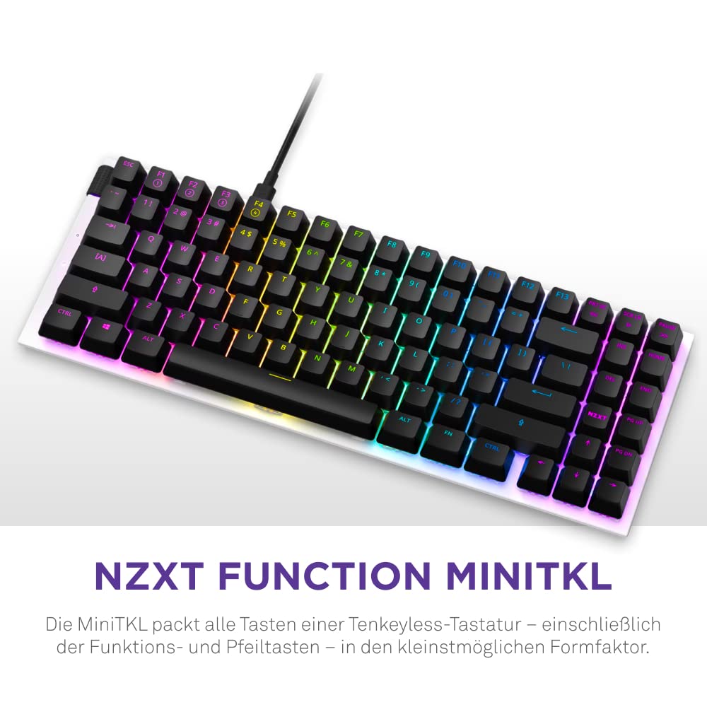Nzxt Function Mini Tkl Kb 175de Wr Mechanical Gaming Keyboard ...