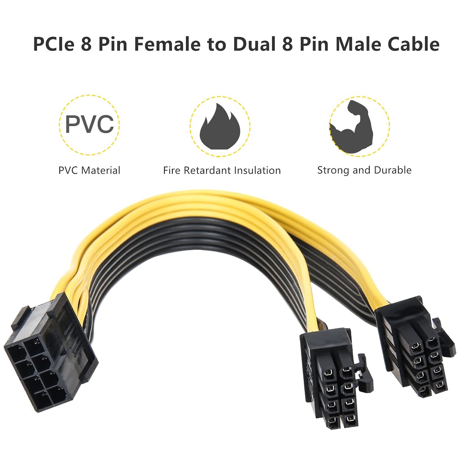 4070 Super connections from the power supply to the graphics card ...