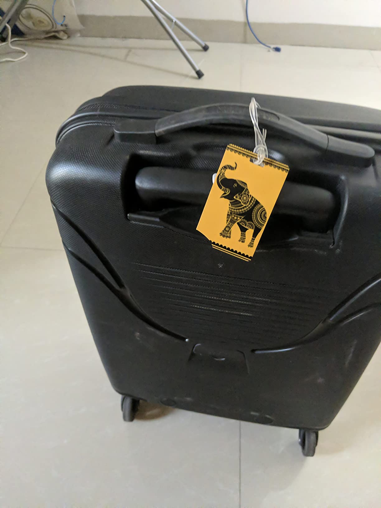 100yellow® Elephant Luggage Tags, Bag Tag Travel Id Labels Tag for ...